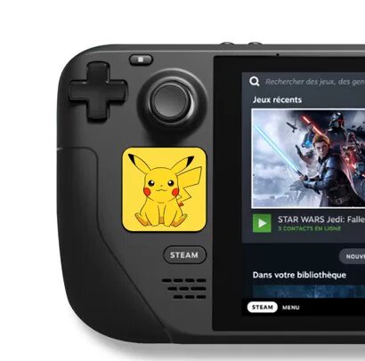 Наклейка-защита Steam Deck OLED, с дизайном Ганью, Аяки, для портативной игры