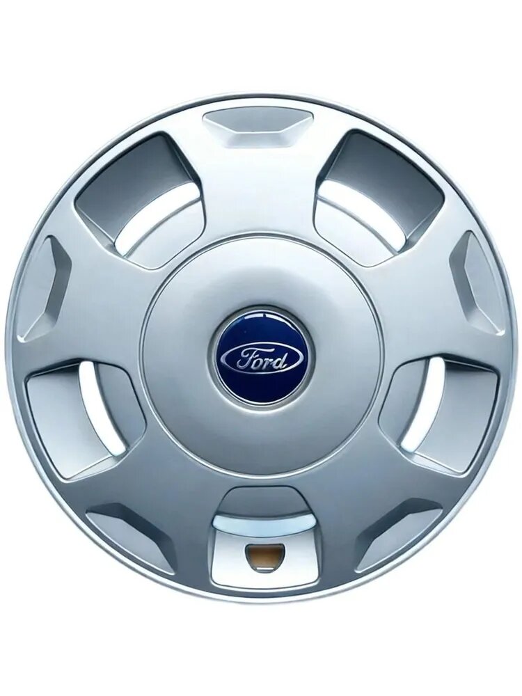 Колпаки на колеса 16 дюймов Ford Transit (V348) 4 шт. ABS пластик серебристые