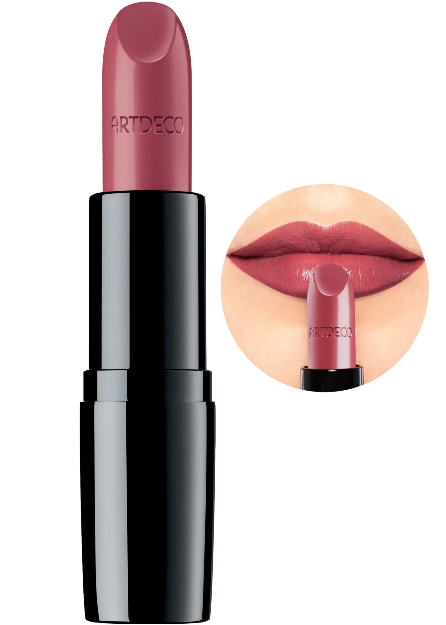 ARTDECO Помада для губ тон 818 Лиловая роза матовая Perfect Color Lipstick увлажняющая 4 г