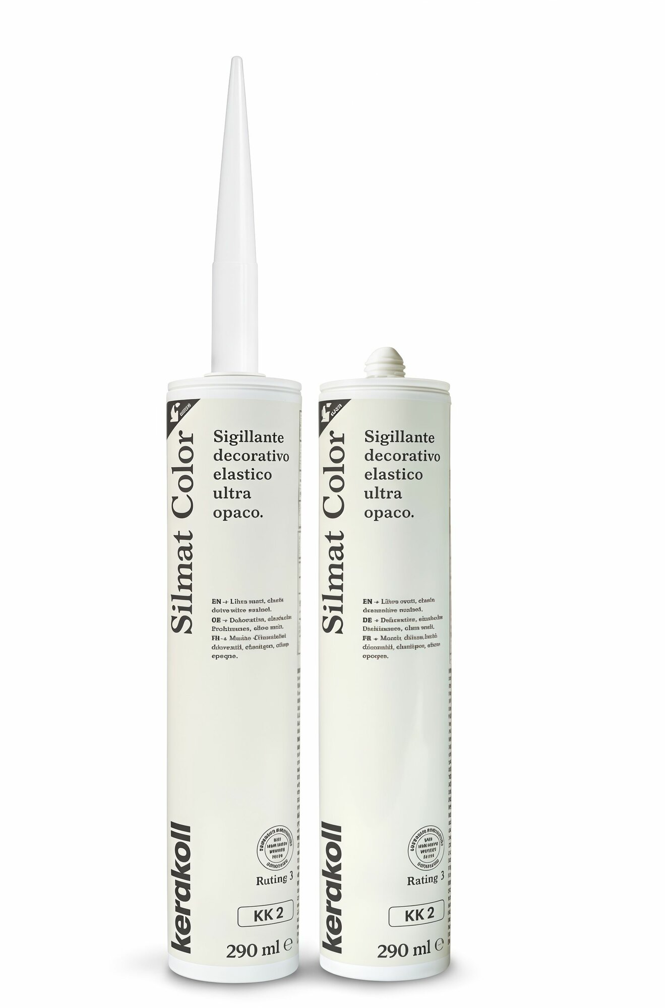 Силиконовый герметик матовый Kerakoll Silmat Color KK 2, цветной, санитарный, для плитки, ванной и кухни, влагостойкий, против плесени, 310 мл