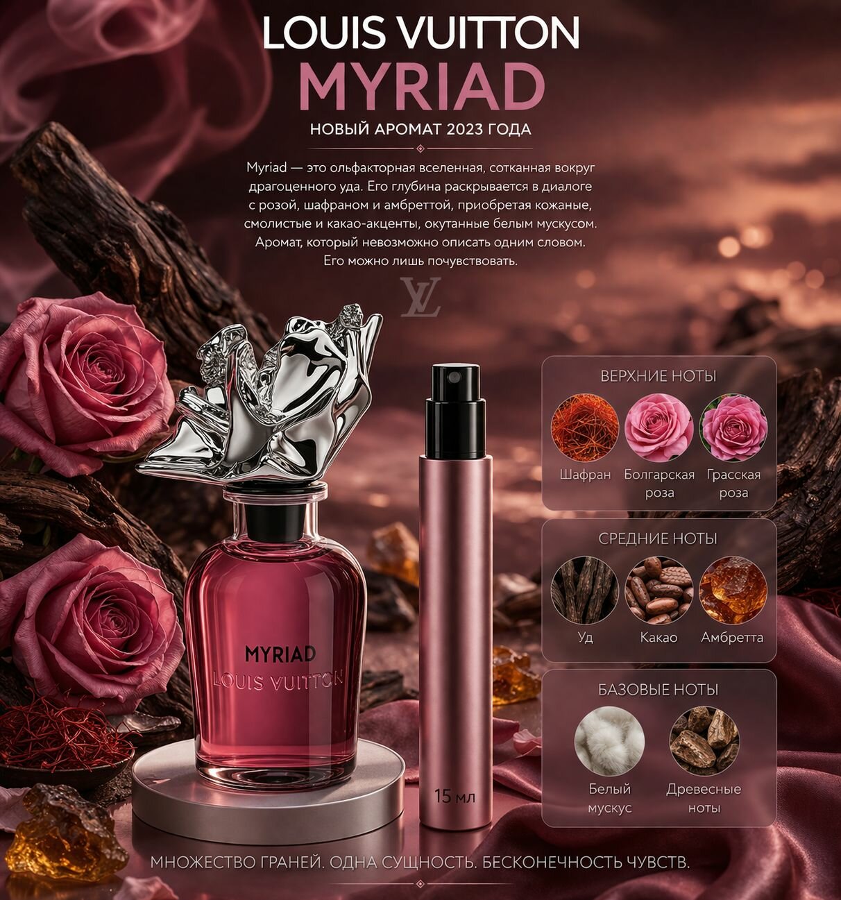 Louis Vuitton Myriad Парфюмерная вода унисекс 15 ml