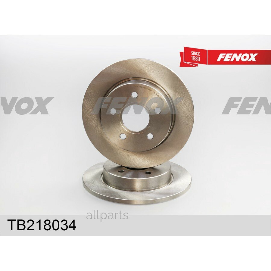 FENOX TB218034 Диски торм. Ford Focus II