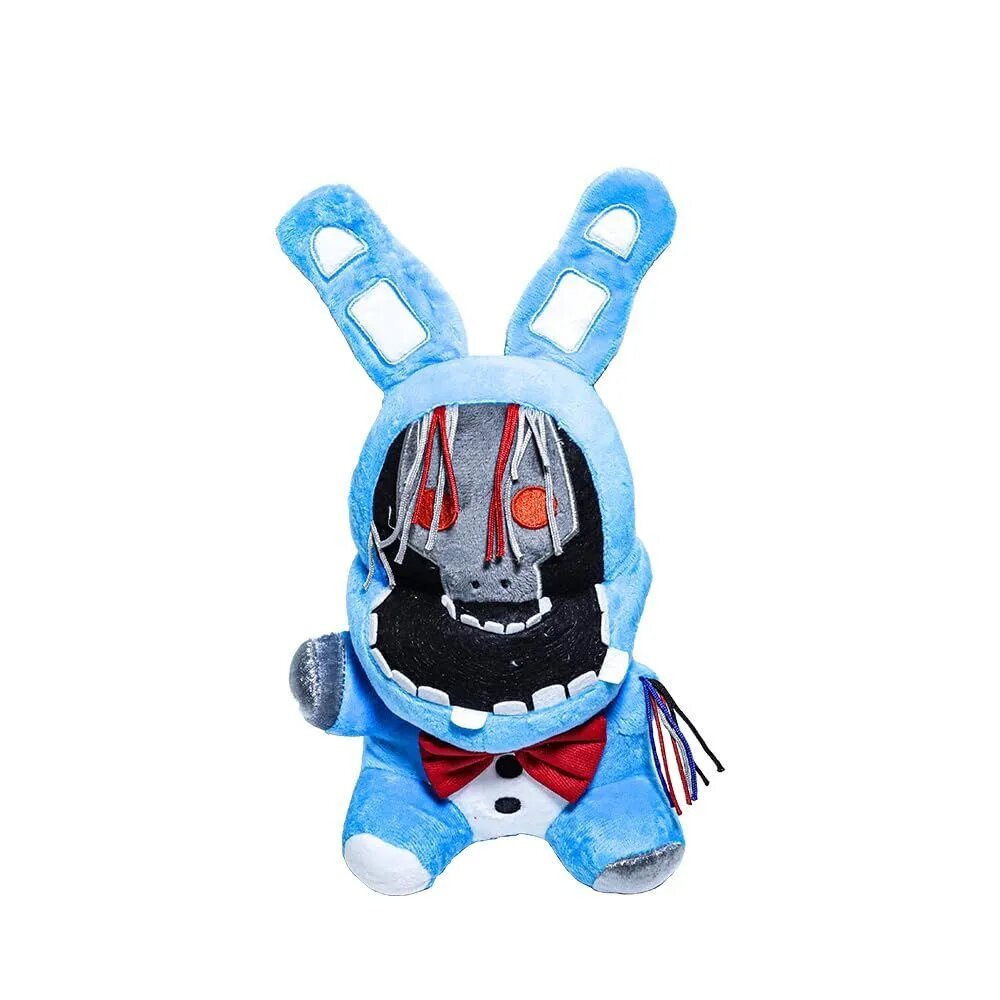 Мягкая игрушка аниматроник Шоколадный Бонни (Bonnie) фнаф/FNAF 15см