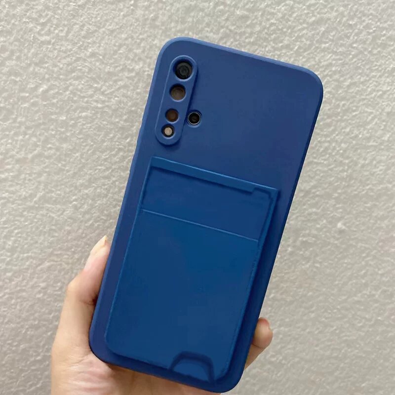 Huawei P50E Бабий синий чехол с правым сдвигом для SIM-карты