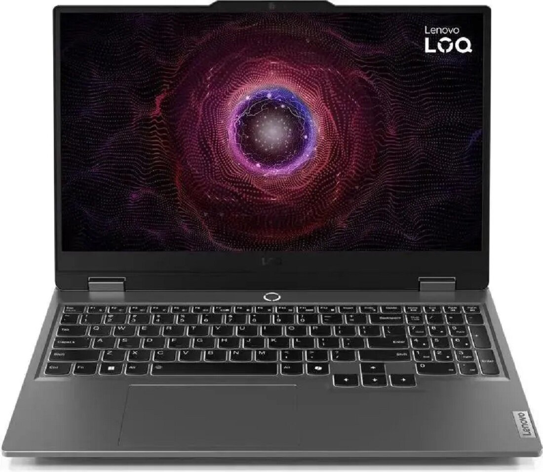 Lenovo LOQ 15ARP9/15.6" 1920x1080/AMD Ryzen 5 7235HS,16/512Gb SSD/nVidia GeForce RTX 4050 6GB/No OS/серый/2.38 кг