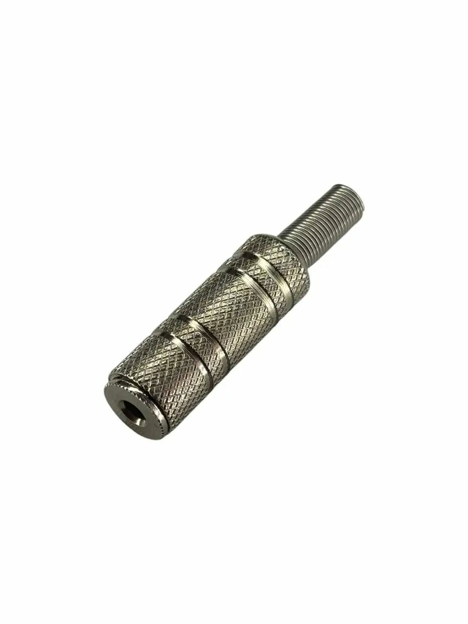 Разъём Mini Jack 3.5 мм, на кабель, "гнездо", стерео, металл