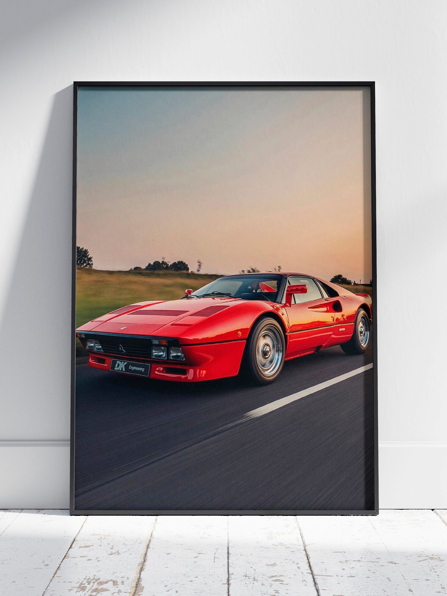 Плакат на стену для интерьера Легенды Авто (Феррари 288 GTO - Ferrari 288 GTO) - Постер по машине формата A4 (21x30 см)