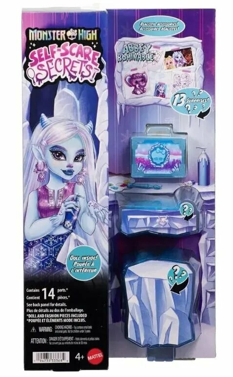 Monster High Self-Scare Secrets Abbey Bominable монстер хай Эбби Боминейбл JHK44