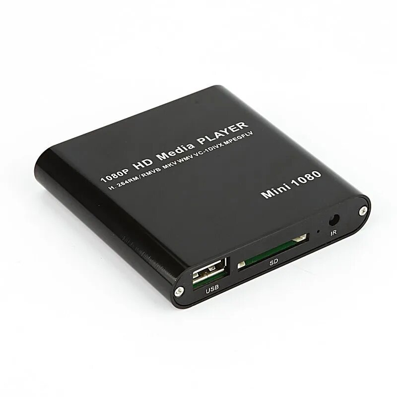 Внешний медиаплеер MKV H.264 HDD Мультимедиа Player Full HD 1080P USB с поддержкой SD Media TV Box RMVB WMV HDD Player