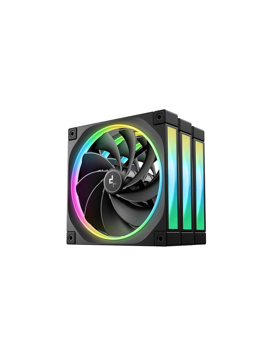 Вентилятор для корпуса Deepcool FL14R-3 IN 1 140mm, 500-1700rpm, 64.56CFM, 31.46dBa (3-pack)