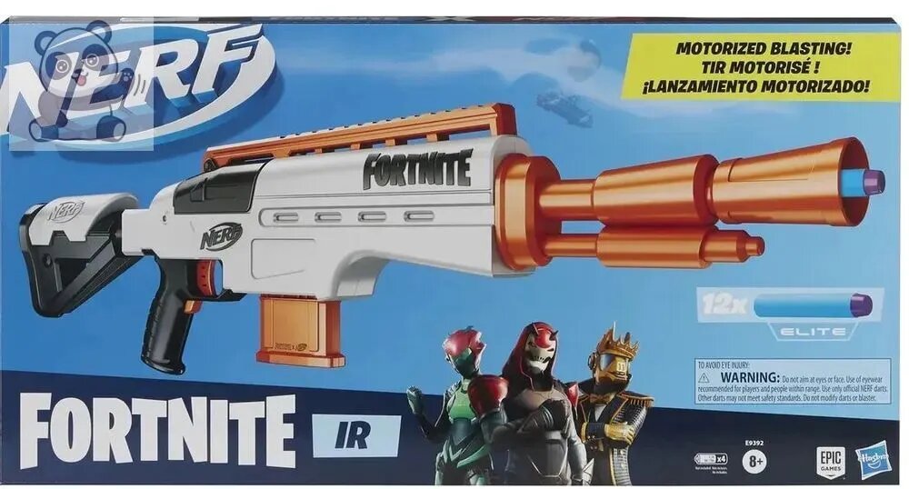 Nerf Fortnite IR Бластер игрушечное оружие из ABS пластика, для детей от 8 лет, 12 снарядов