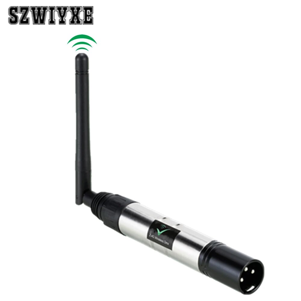 Беспроводной DMX приемник-передатчик szwiyxe, зеленый, EU Plug