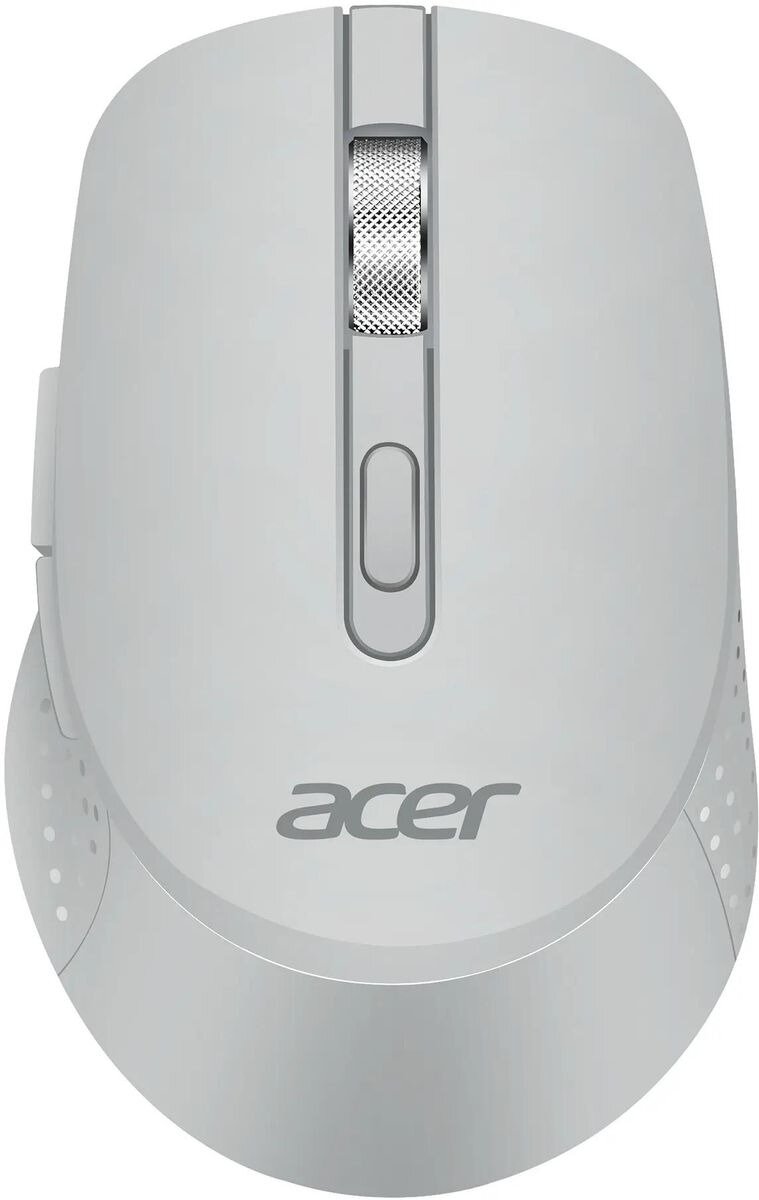 Мышь беспроводная Acer OMR310 светло-серый, 1600 dpi, радиоканал, Bluetooth, USB, кнопки - 7