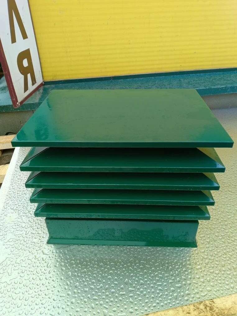 Дымник Модерн 390*390*370, RAL 6005