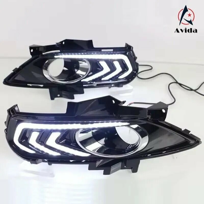 Ford Фары автомобильные, Огни дневные ходовые, 2 шт, арт. Ford Mondeo Fusion 13-16