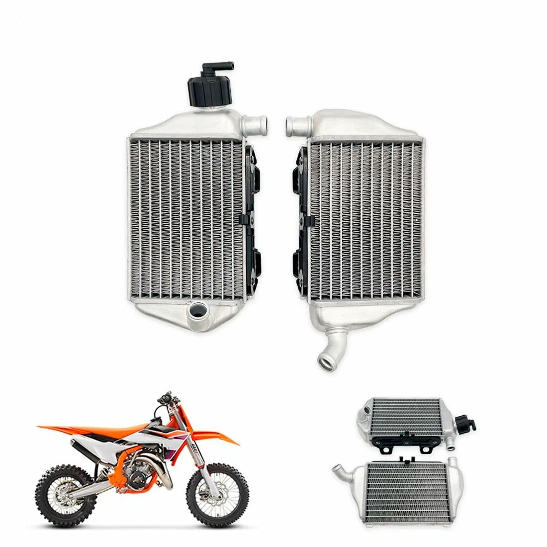 Радиаторы левый и правый KTM HUSQVARNA GASGAS SX/TC/MC 65 24-25 г.