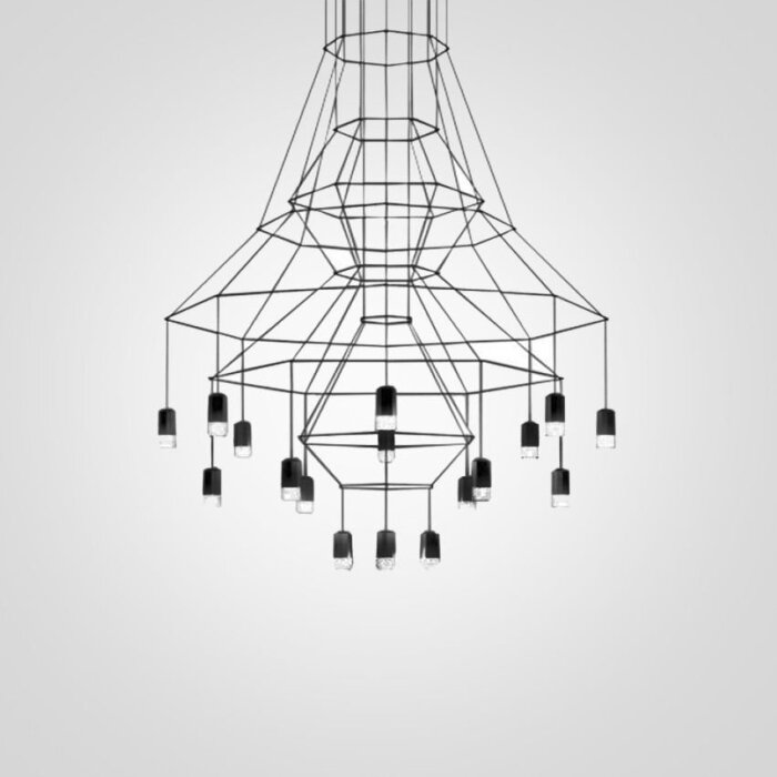 Подвесная люстра Imperium Loft Vibia Wireflow 75118-22