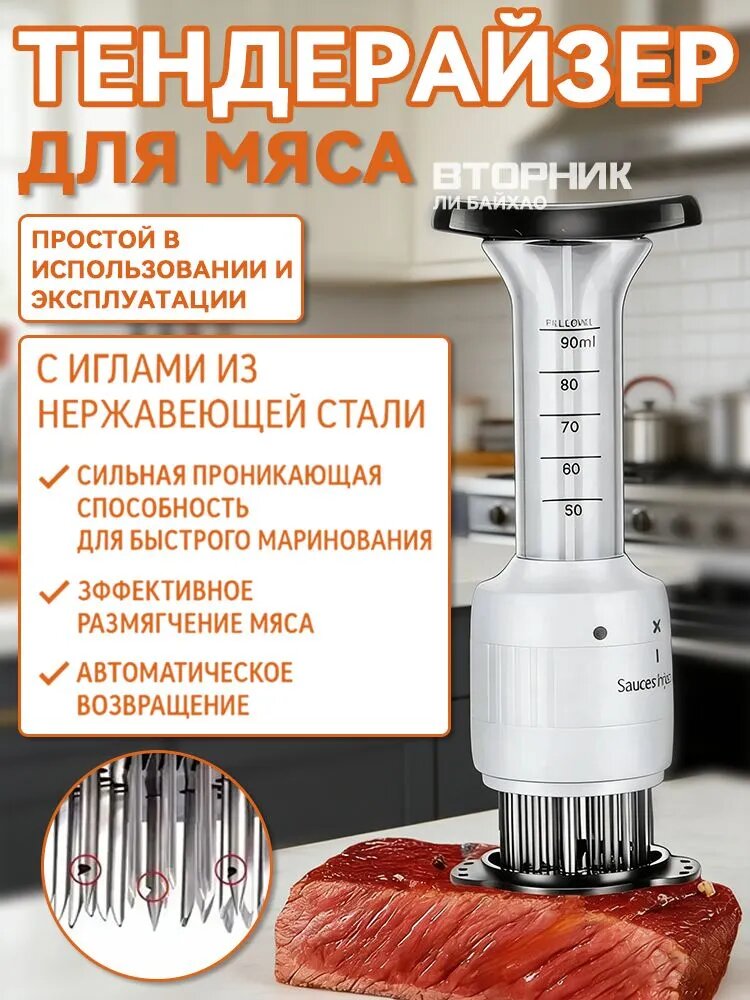 Тендерайзер для мяса, 23 см