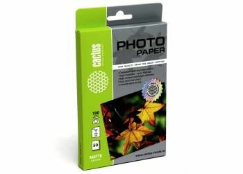 Фотобумага CACTUS 10х15, 190 г/м2, 50 л, матовая, для струйной печати (CS-MA619050)