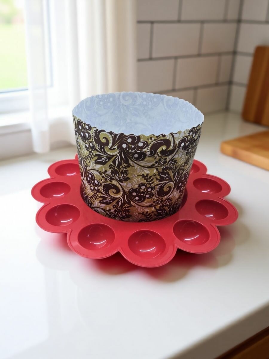 Формы пасхальные 2 шт и подставка пасхальная для яиц и кулича