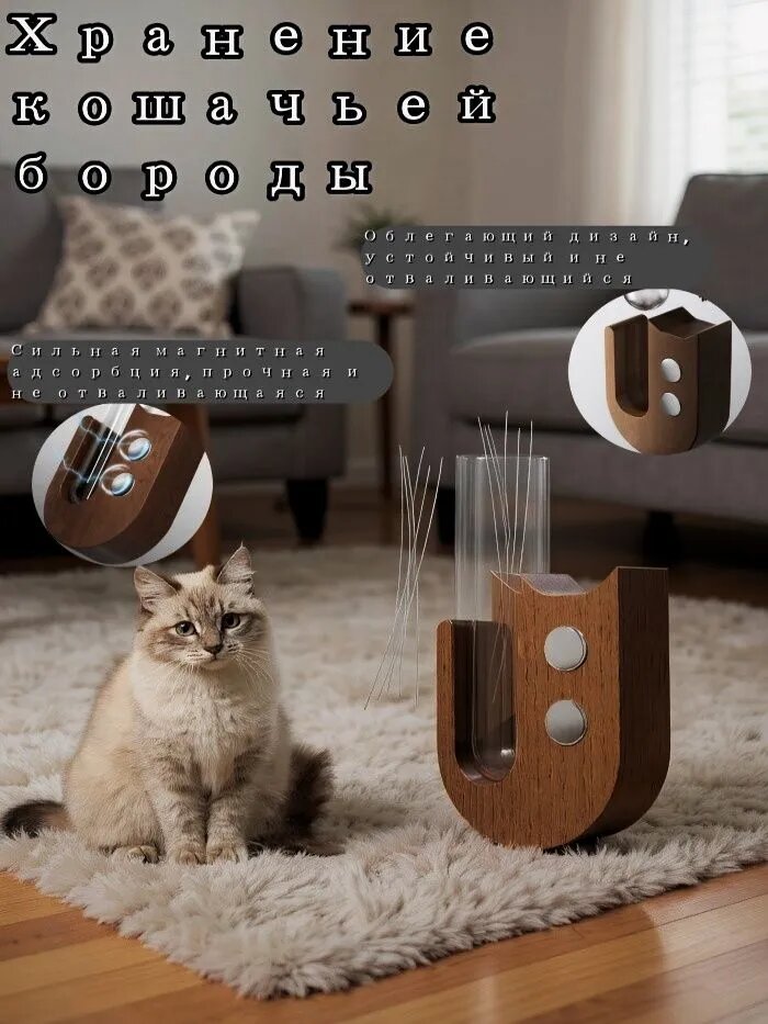 Коробка для хранения кошачьей бороды 70г
