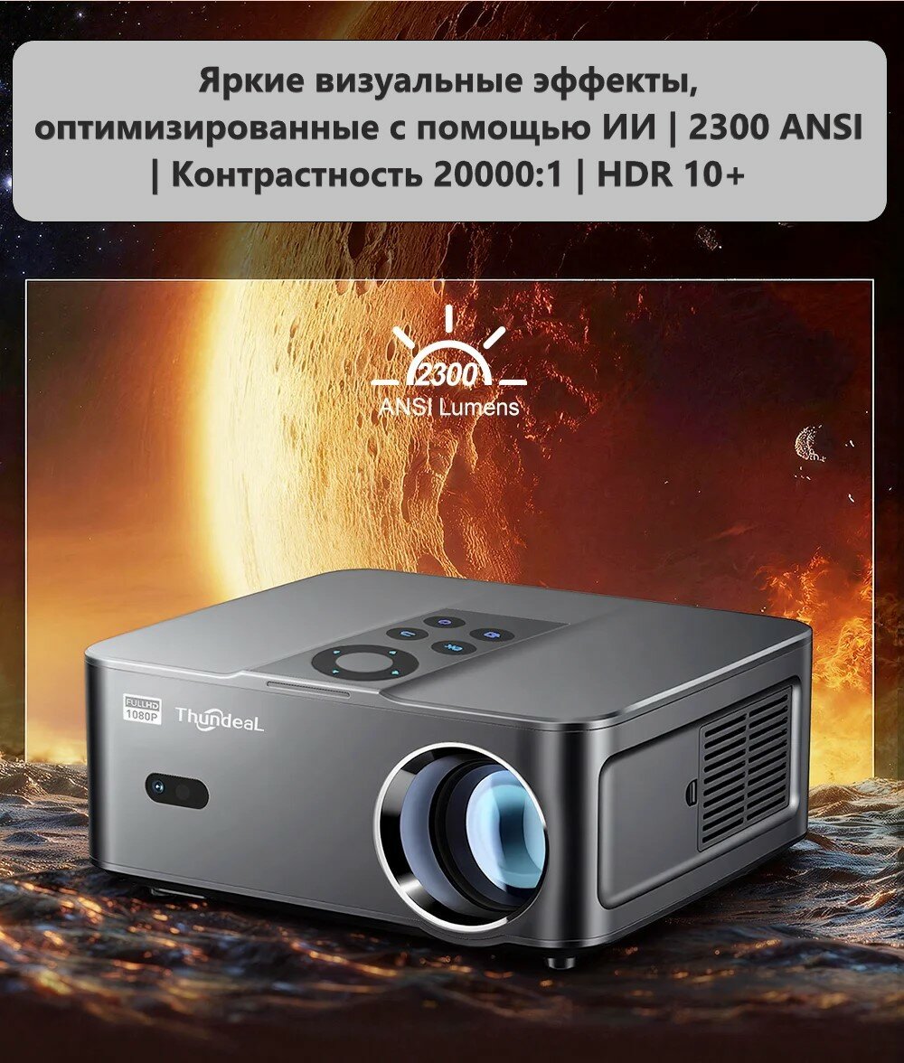 Мультимедийный проектор Thundeal TD98 mini