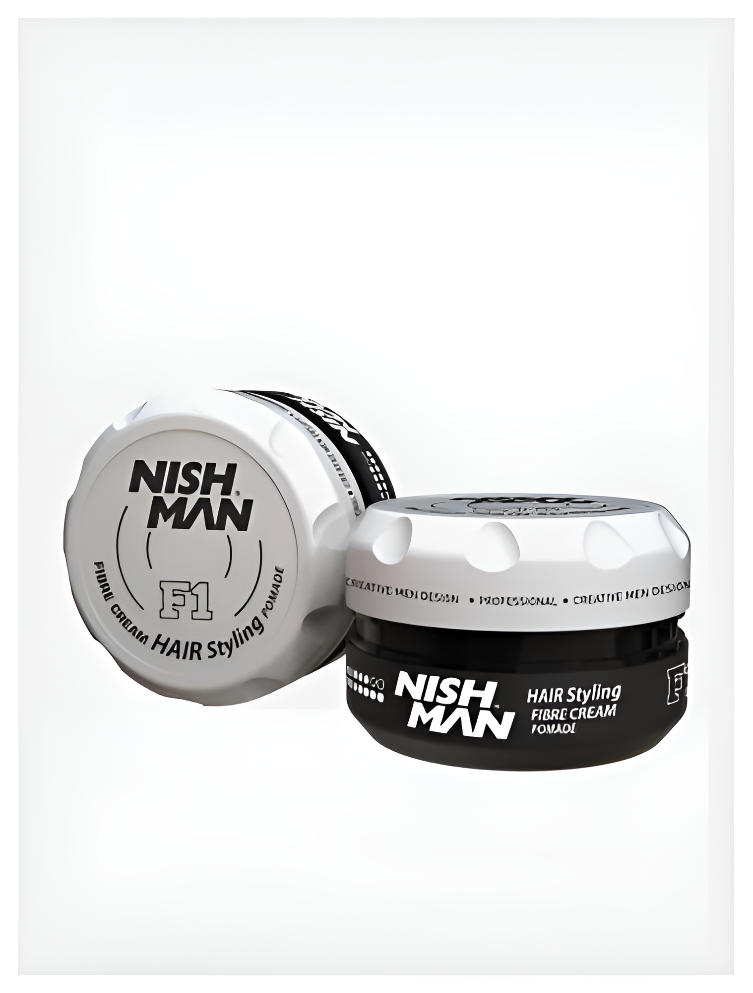Крем-помада NISHMAN F1 FIBER, для волос, матовый эффект, для мужчин, 100мл