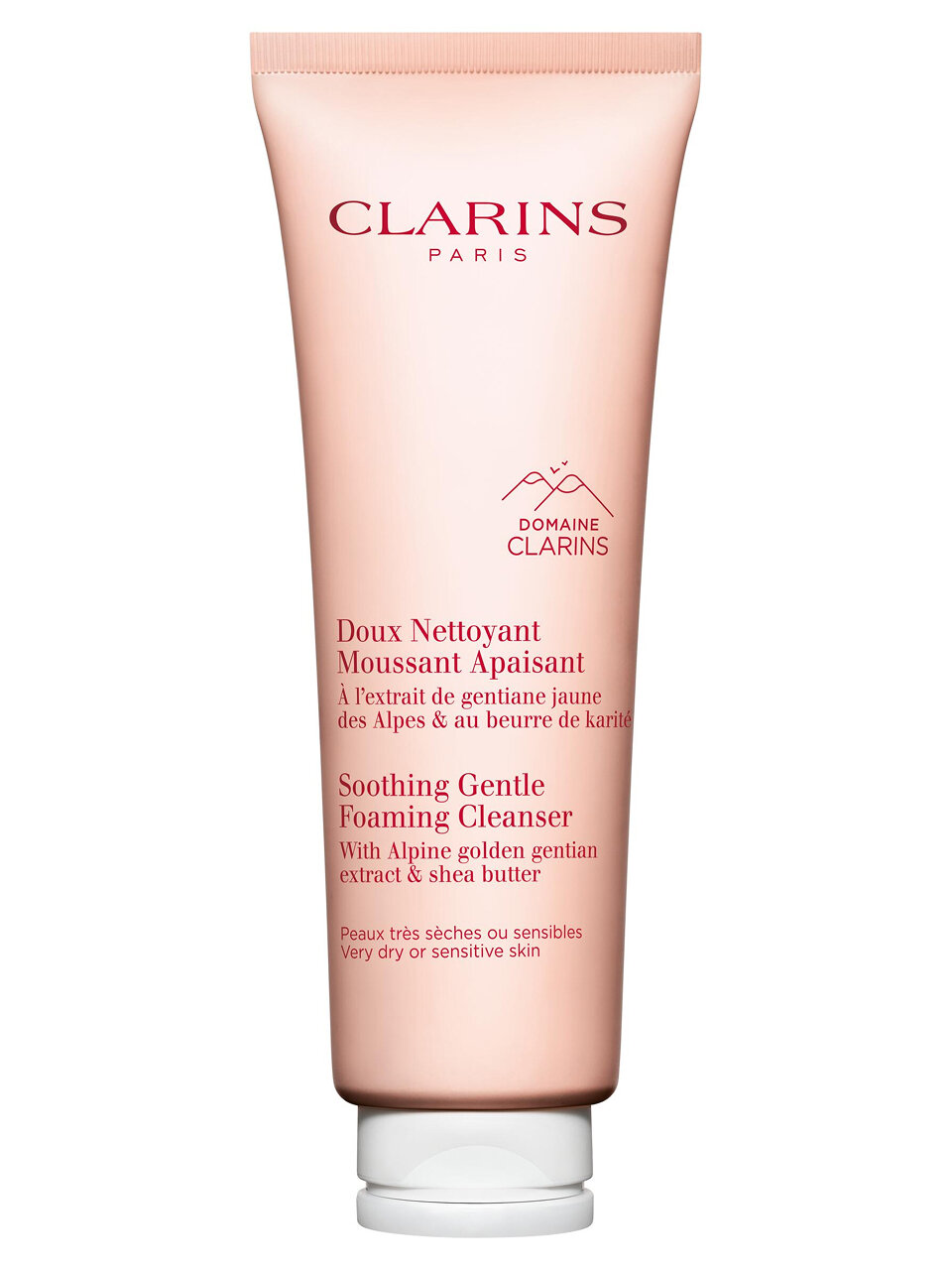 CLARINS Очищающий пенящийся крем для очень сухой и чувствительной кожи Doux Nettoyant Moussant Apaisant 125мл