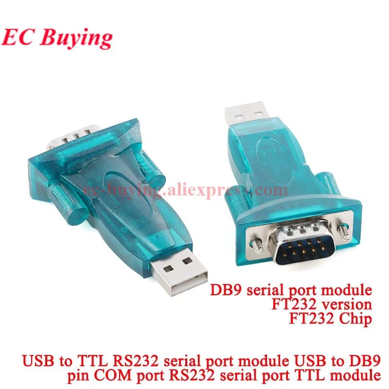 USB to DB9 Serial Port Module FT232 Chip