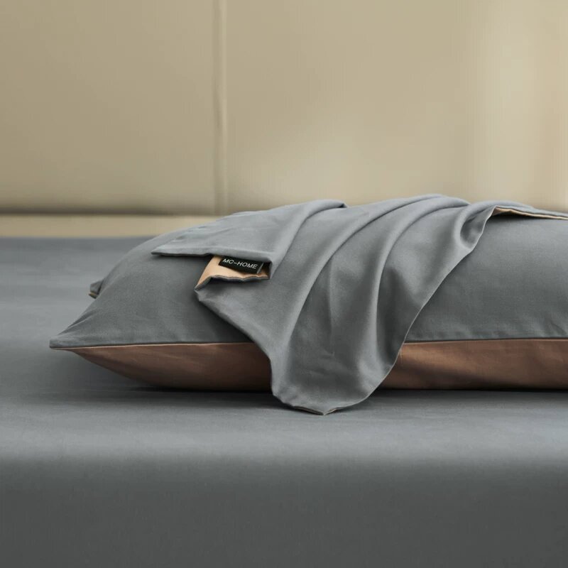 Наволочки MUJI, чистый хлопок, стираный хлопок, пара наволочек, 48смx74см, защита для одной подушки. 48 см x 74