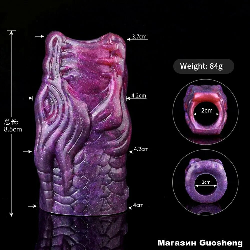 Насадки, удлинители эротические, На член, 8.51см