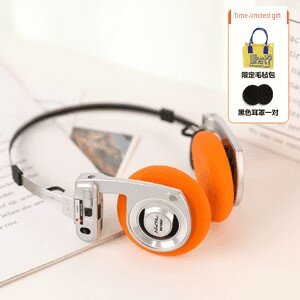 WhatPlus R3 Ретро беспроводные наушники с Bluetooth, цвет Алмазное Серебро, удобная посадка