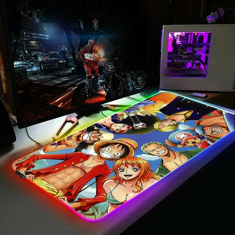 Игровой коврик One Piece Luffy "Animation ONE PIECE", 90 см x 40см