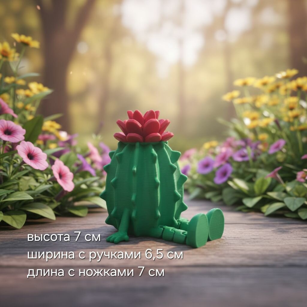 Кактус с подвижными ножками