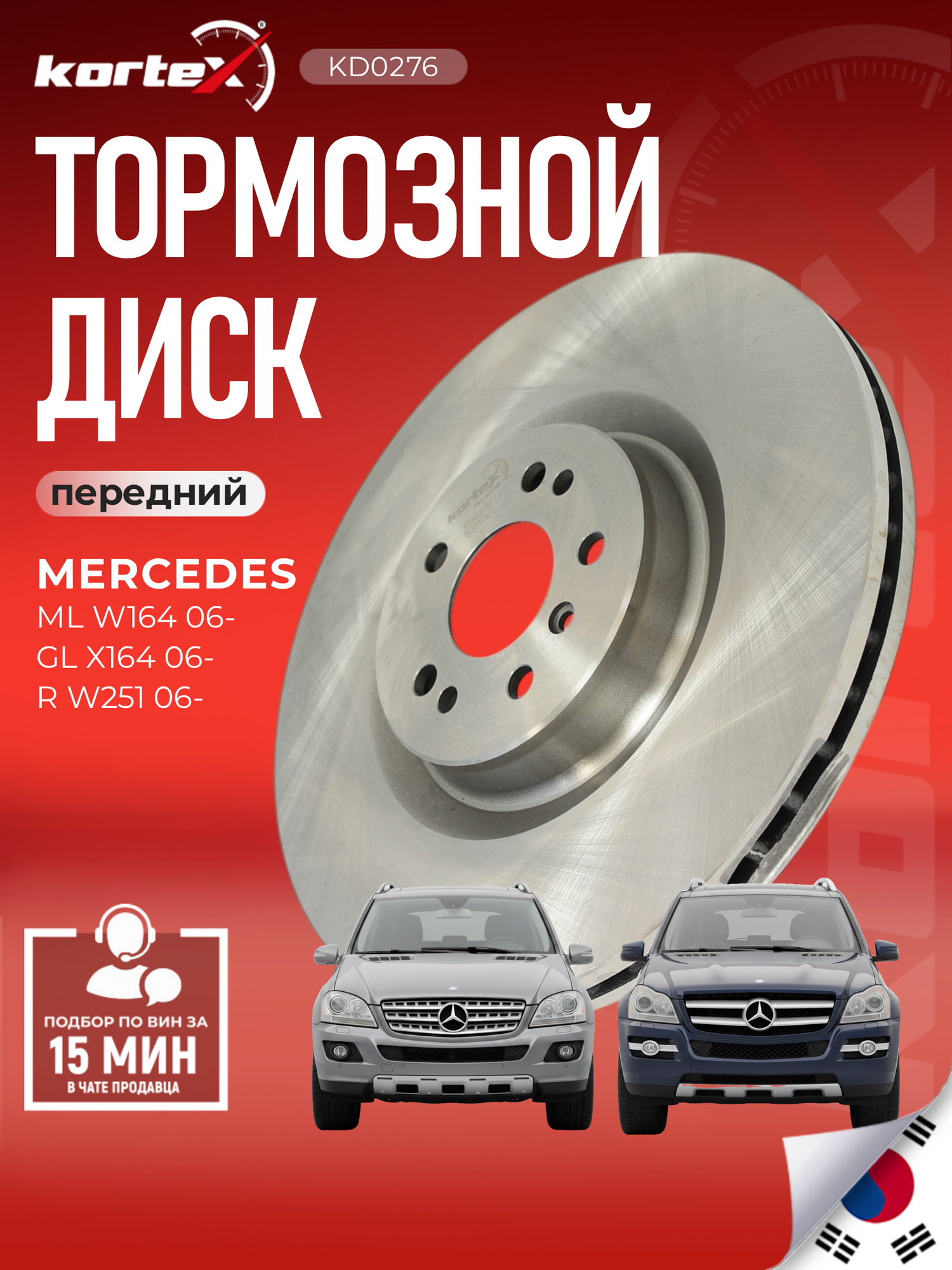 Тормозной диск передний вентилируемый Мерседес Бенц GL, M Class, R Class STA1644210612, PBD1113, M2000810