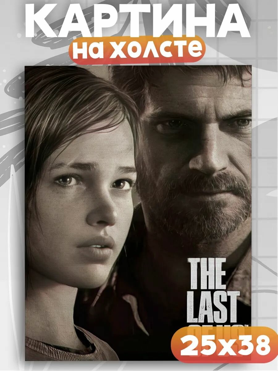 Картина на стену The last of us, на подрамнике, 1шт, 38х25 размер.
