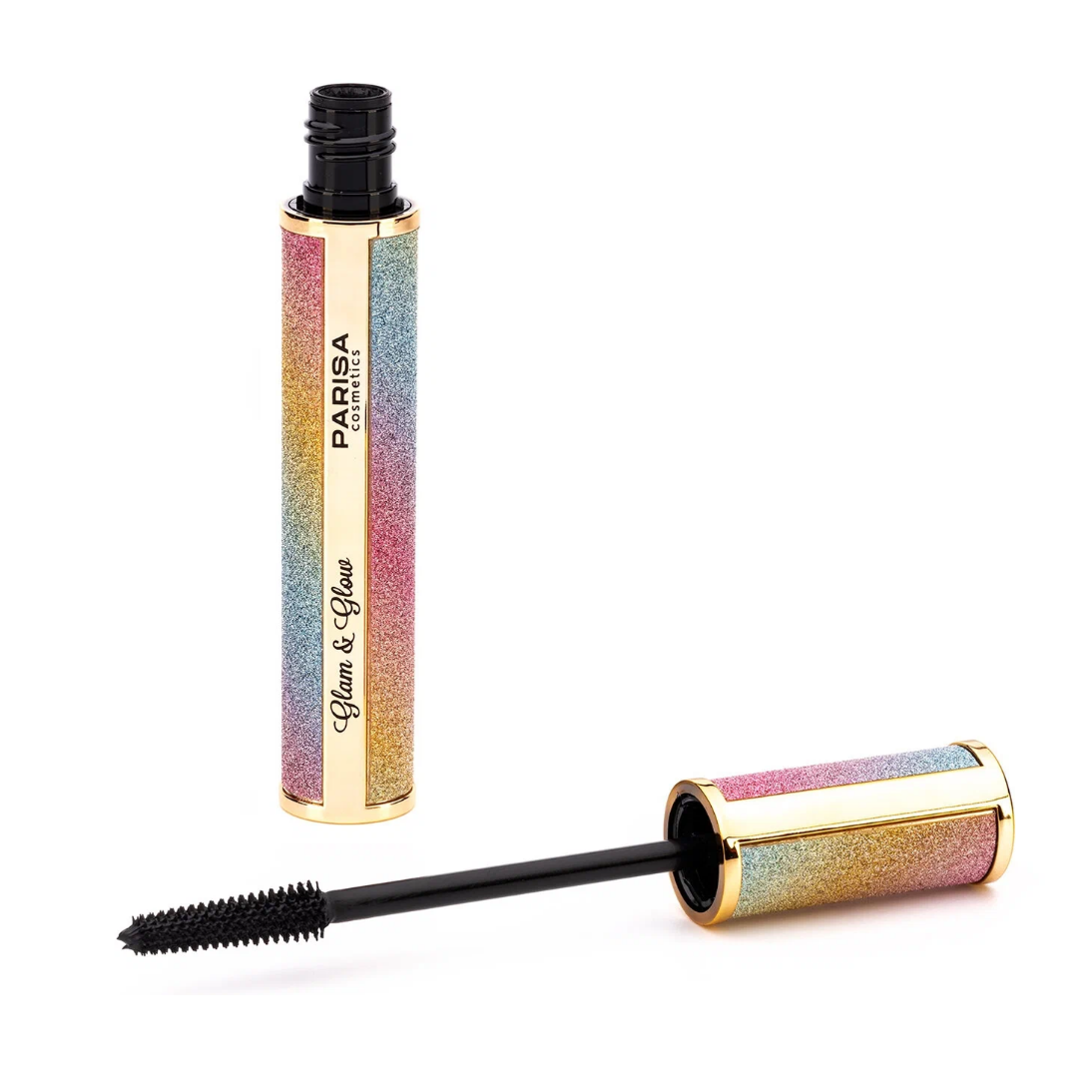 Тушь для ресниц Parisa Cosmetics Glam&Glow, цвет: чёрный, 8 мл