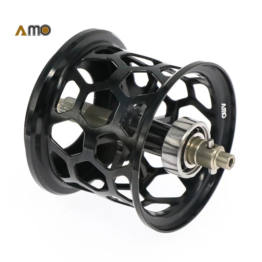 Катушка AMO ZATA BF8 черная алюминиевая