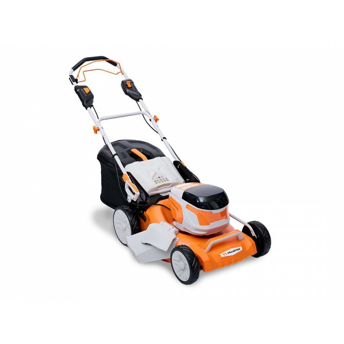 Газонокосилка аккуммуляторная Villartec MA 4046T SET: AM405; AC4029 40 В, б/щет, самоходная, 46 см, АКБ 1х5Ач, Зарядное устройство