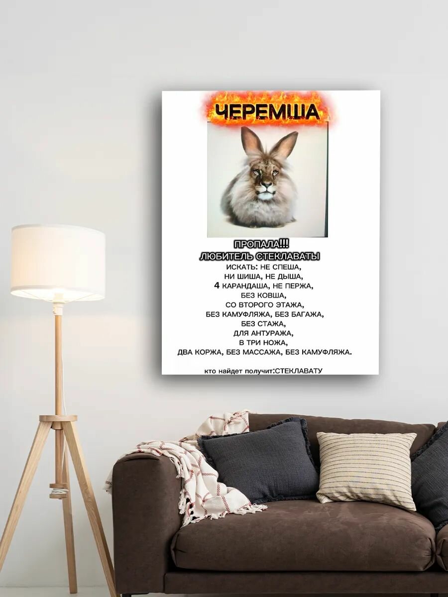 Постеры на стену Черемша мем , плакат 1шт, А2 размер. — фото 1