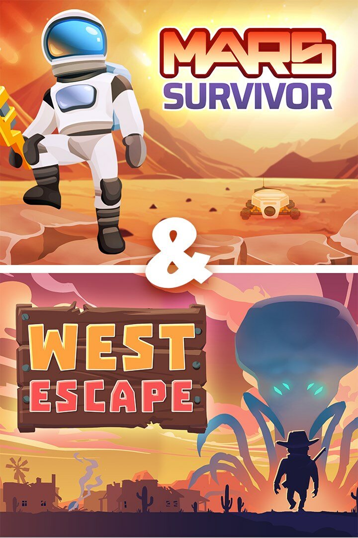 Mars Survivor & West Escape — ключ активации Xbox / Microsoft Store · PC, Xbox One, Xbox Series X|S · цифровой ключ · любой регион