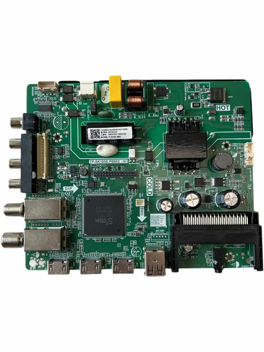 Плата основная (TP. SK105S. PB802), для ТВ HI HT-40H01FB