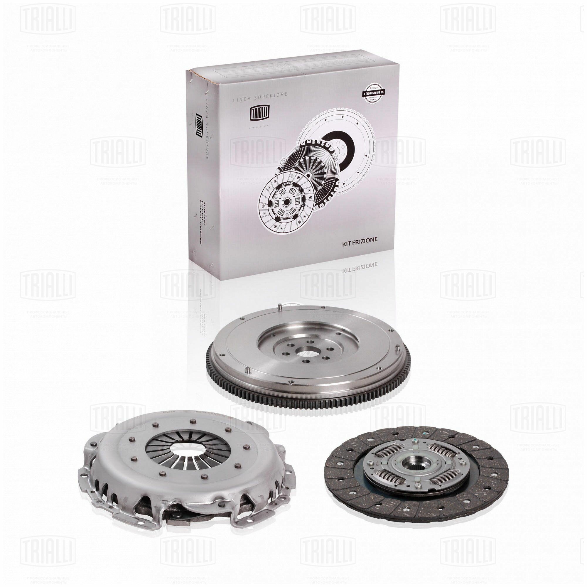 Сцепление в сборе для а м Лада Vesta X-Ray 15- 1.8i КПП Renault JR5 с одномасс. маховиком TRIALLI FR 775