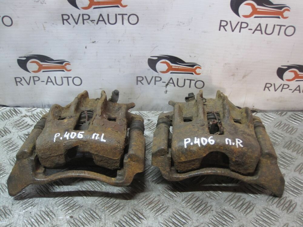 Суппорт тормозной передний Peugeot 406 1995-2004