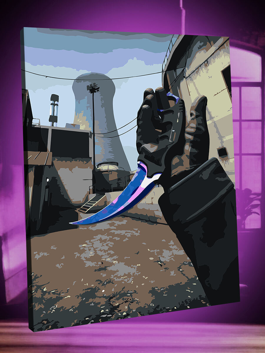 Картина по номерам по мотивам Counter Strike