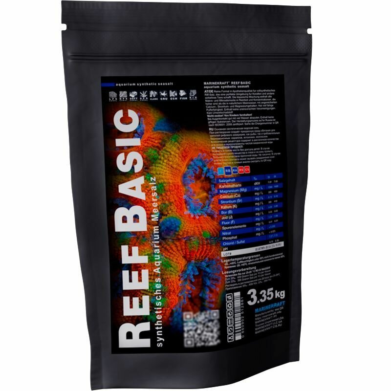 Соль морская рифовая ReefBasic 3,35 кг