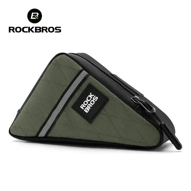 ROCKBROS сумка на раму велосипеда, темно-зеленый, B123-1