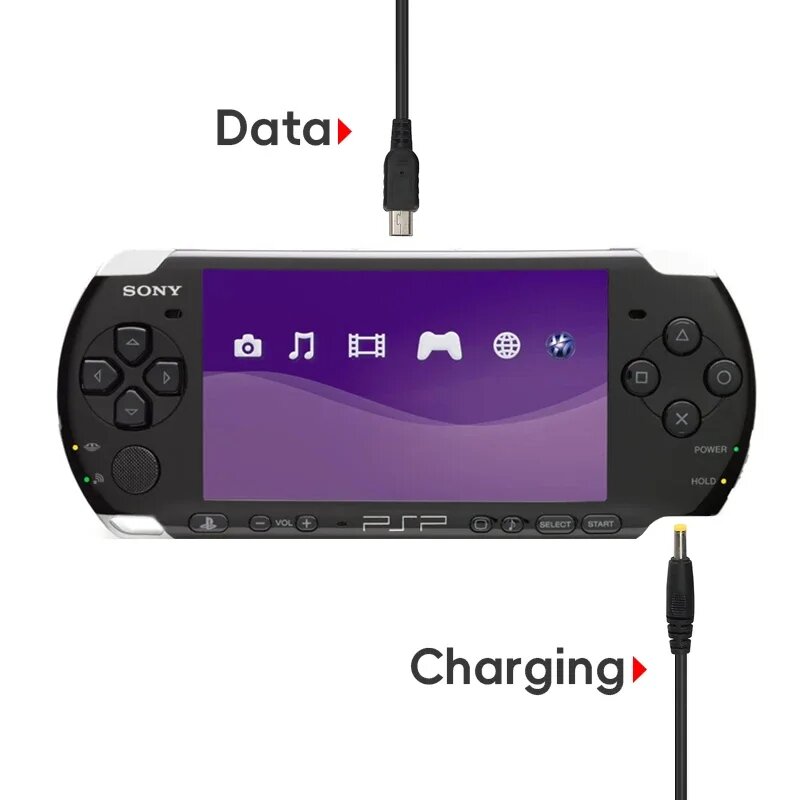 DATA FROG кабель для зарядки и передачи данных PSP 1000/2000/3000 — фото 1