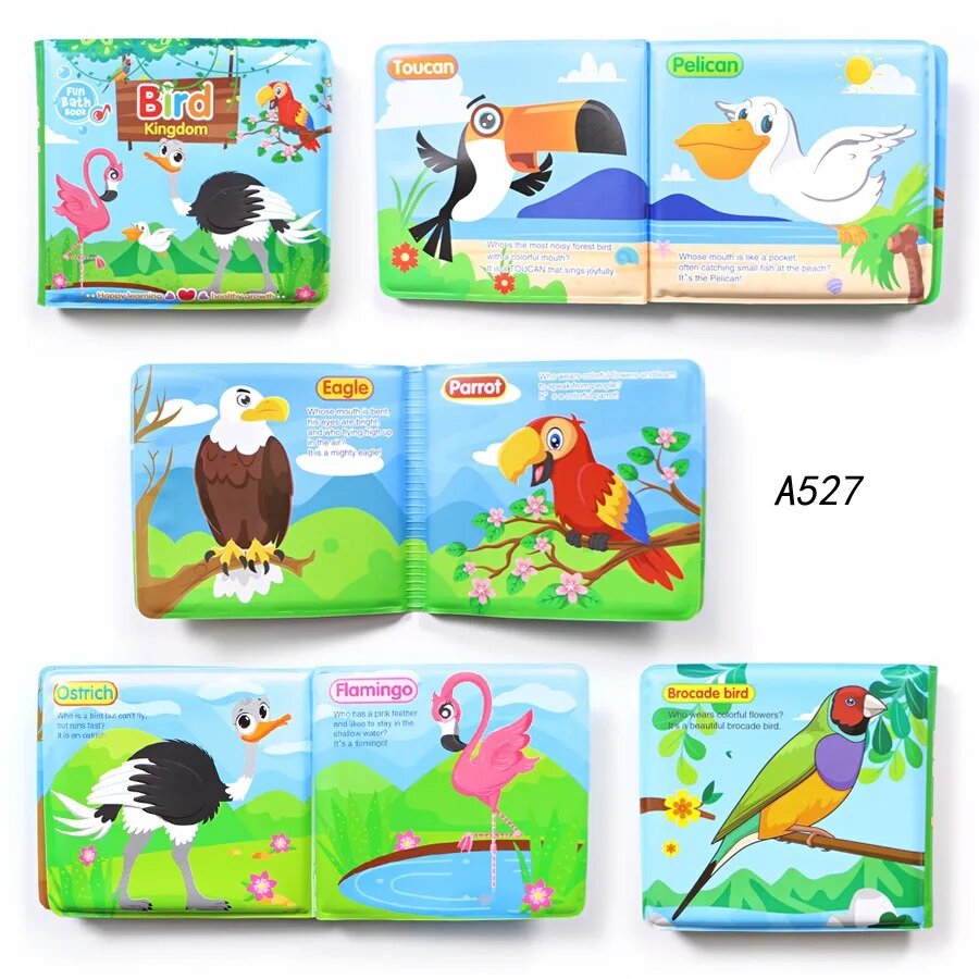 Книга-игрушка Bird Kingdom, OLOEY, A527