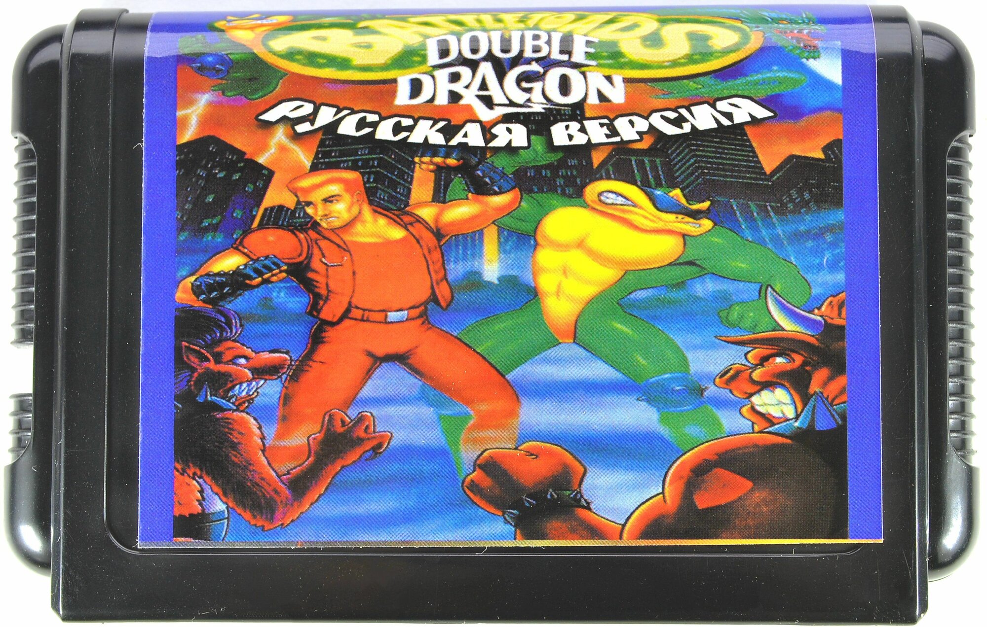 Игра Battletoads & Double Dragon для игровых приставок 16Бит Русская версия